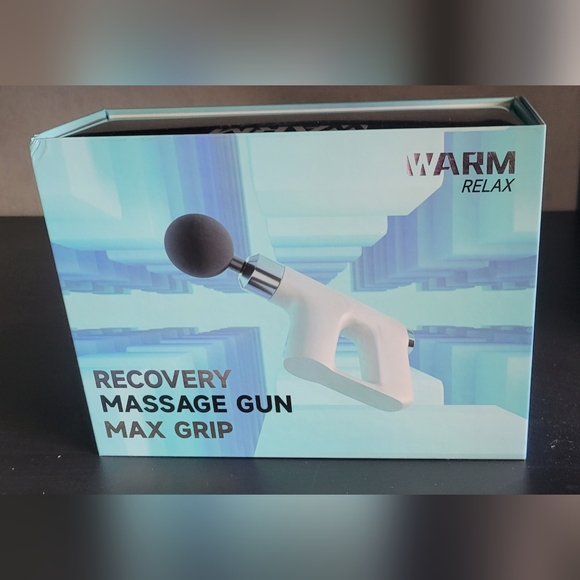 Other | Warm Relax Max Grip Recovery Massage Gun With 4 Interchangeable ...